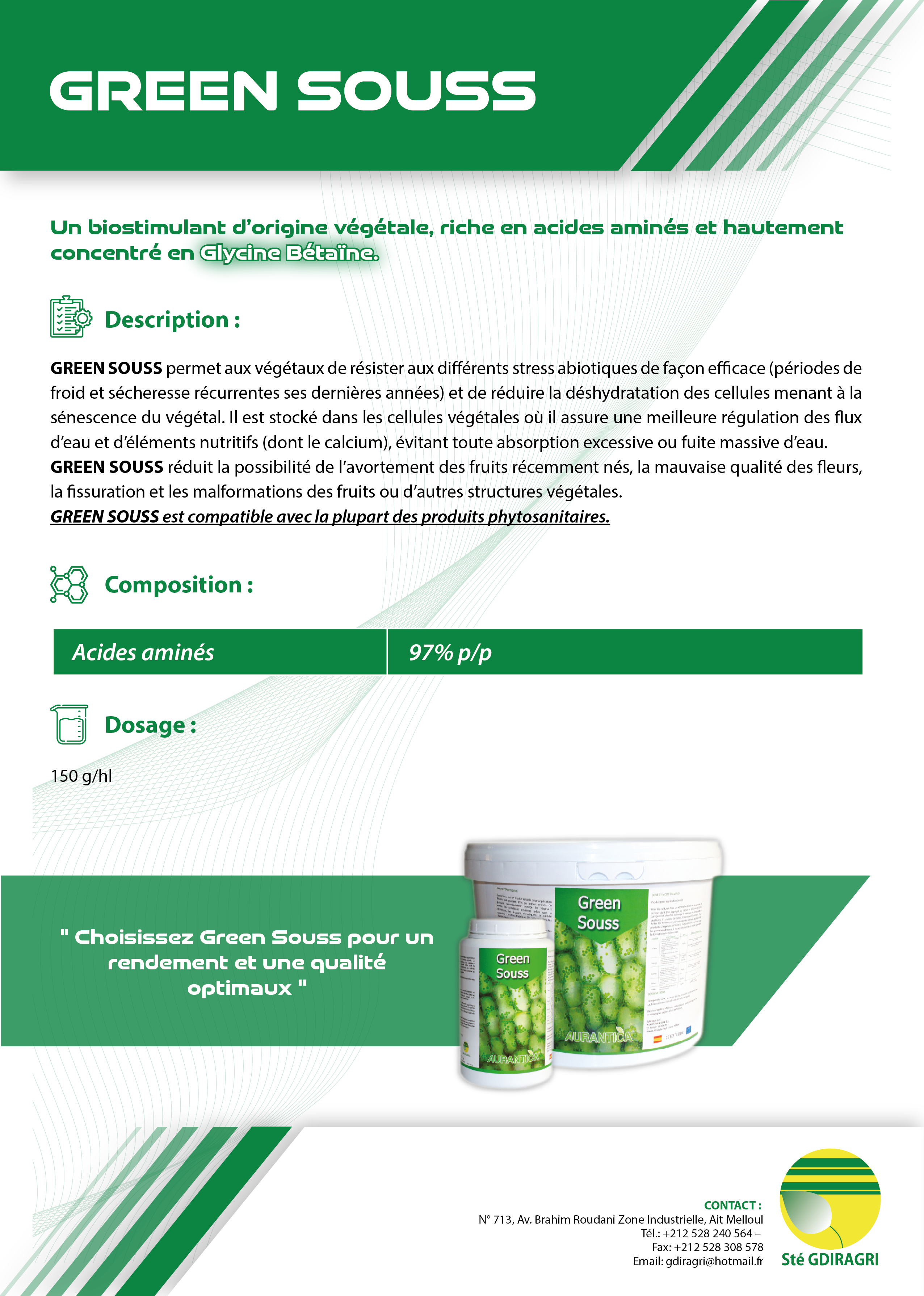 GREEN SOUSS – GDIRAGRI